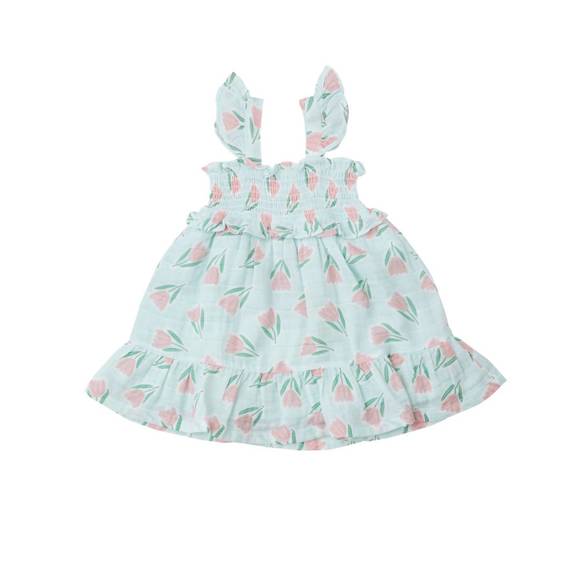 Angel Dear | Dresses | New Angel Dear Girls Smocked Ruffle Sundress In ...